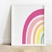 Rainbow Printable Half Rainbow Print Nursery Decor Nursery - Etsy
