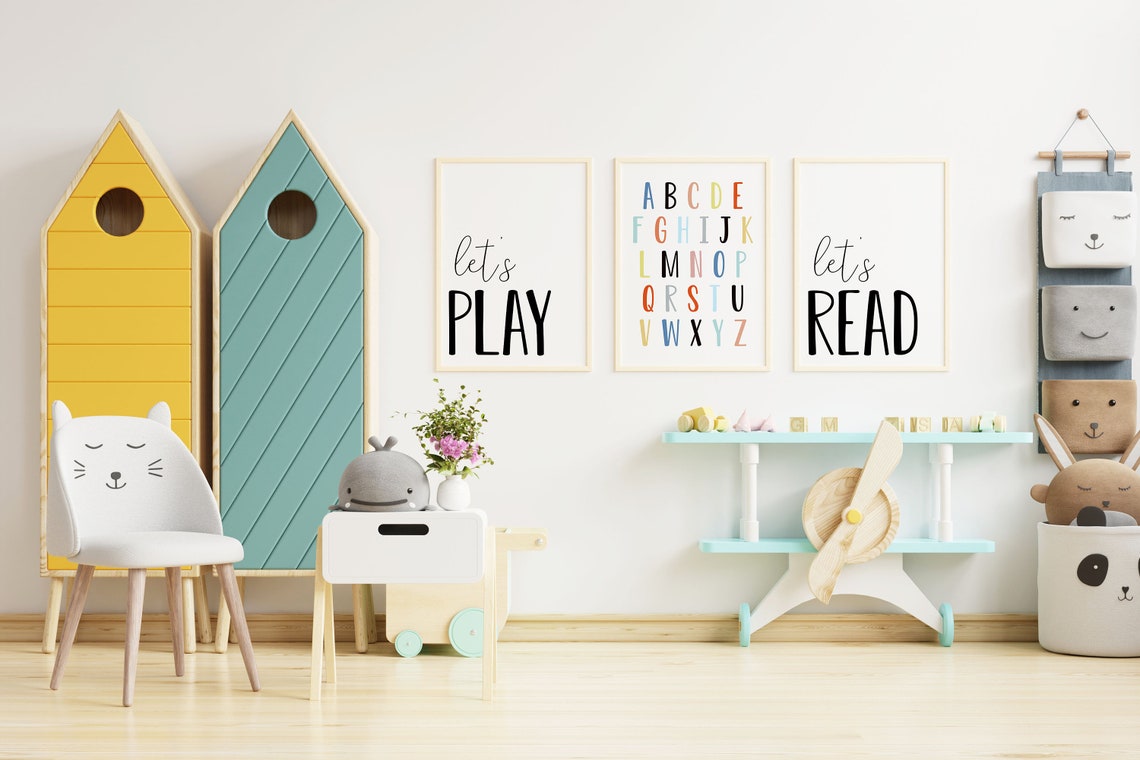 DIGITAL FILE Alphabet Poster for Kids Alphabet Printable - Etsy