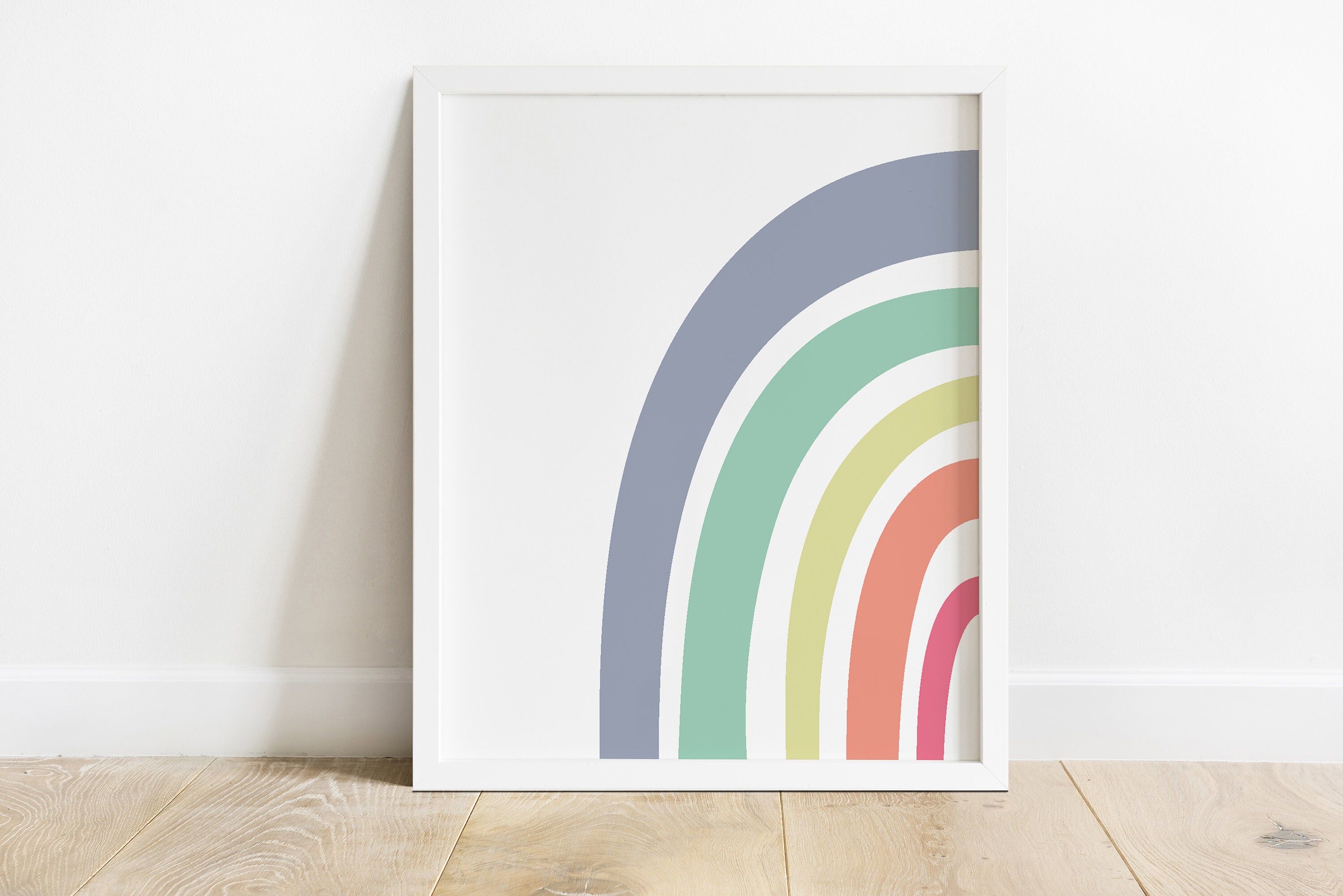 Rainbow Printable Rainbow Print Nursery Rainbow Print Art | Etsy