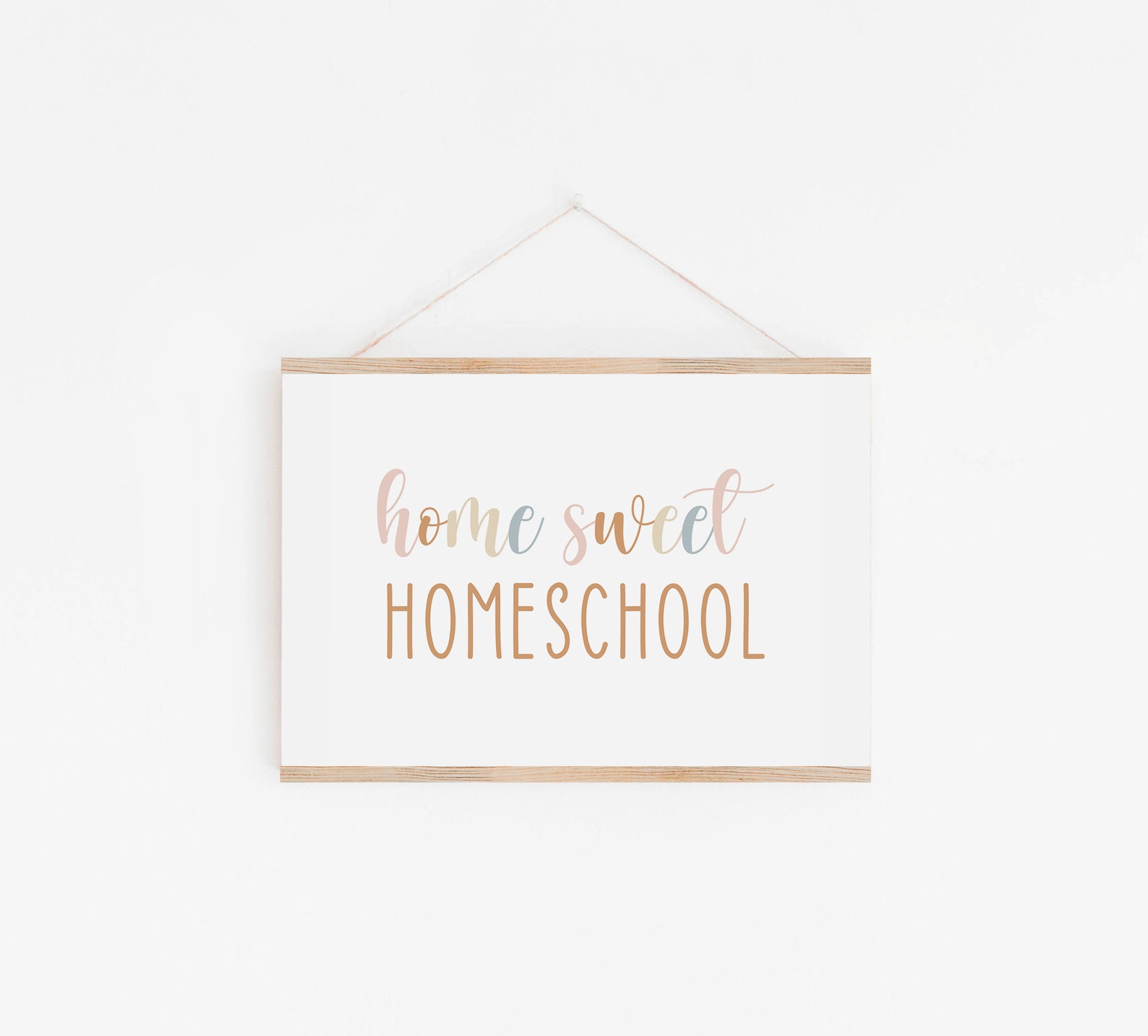 Home Sweet Homeschool Printable Home Sweet Homeschool Sign - Etsy