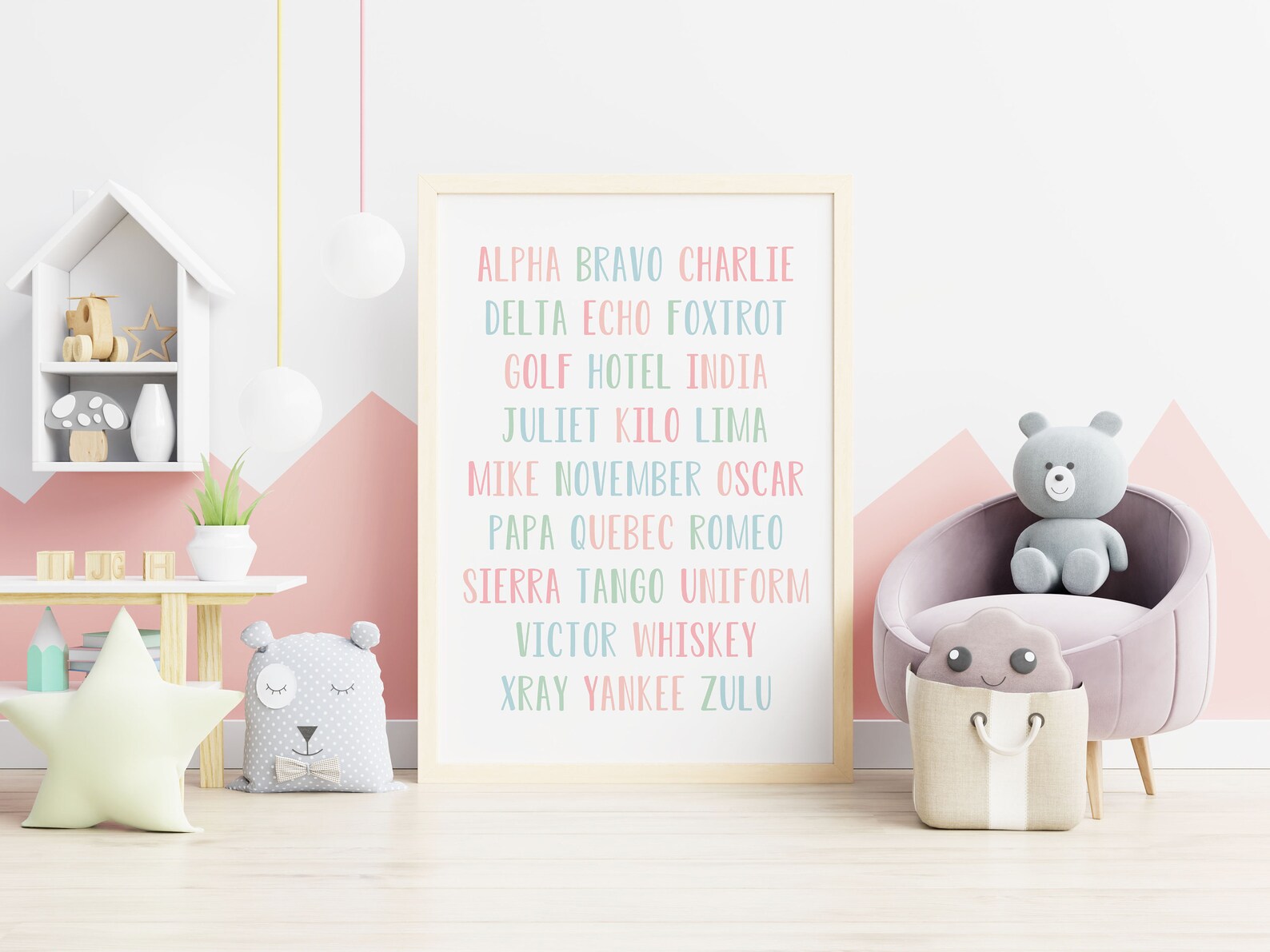 DIGITAL FILE Phonetic Alphabet Alphabet Wall Decor Alpha | Etsy