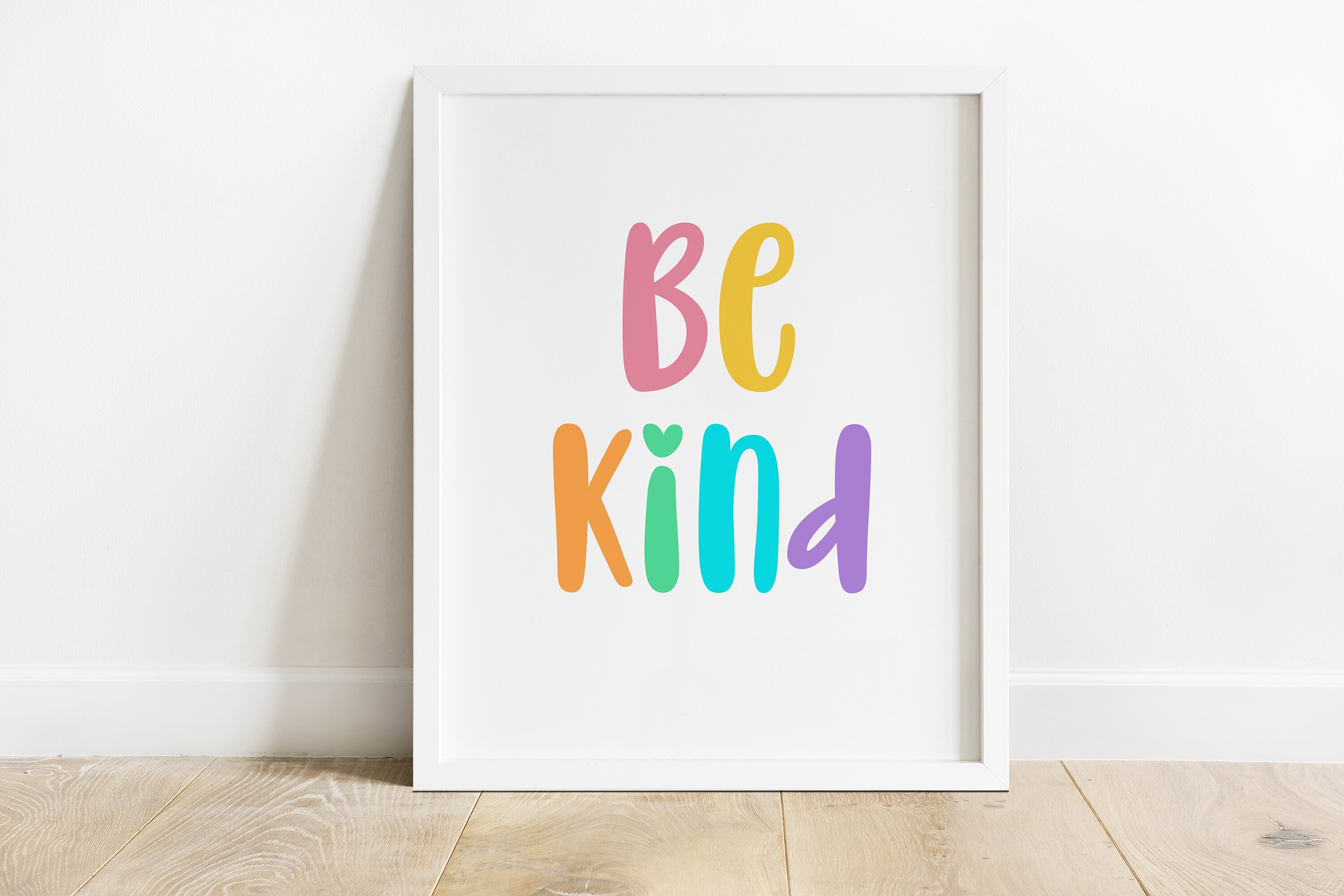 Be Kind Printable Playroom Print Nursery Print Kids Room | Etsy