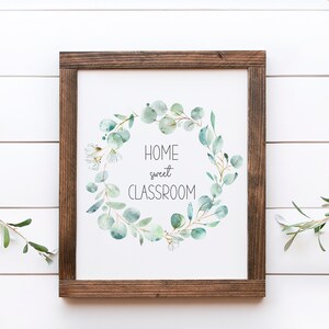 DIGITAL FILE, Home Sweet Classroom, Classroom Decor, Classroom Posters ...