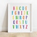 Set of 2 Prints Download Alphabet Print ABC Poster 123 - Etsy