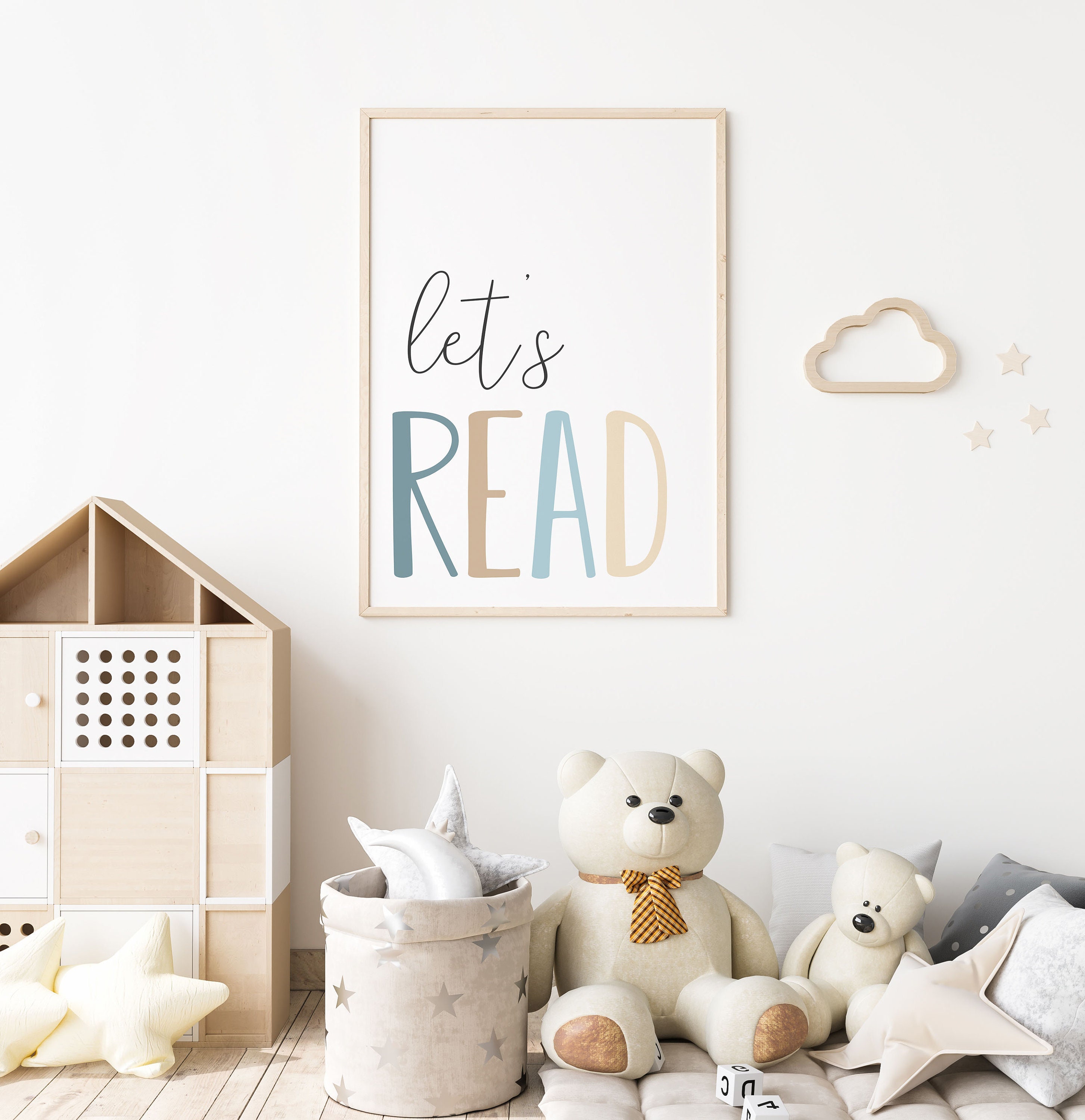 Let's Read Printable Reading Corner Sign Classroom - Etsy