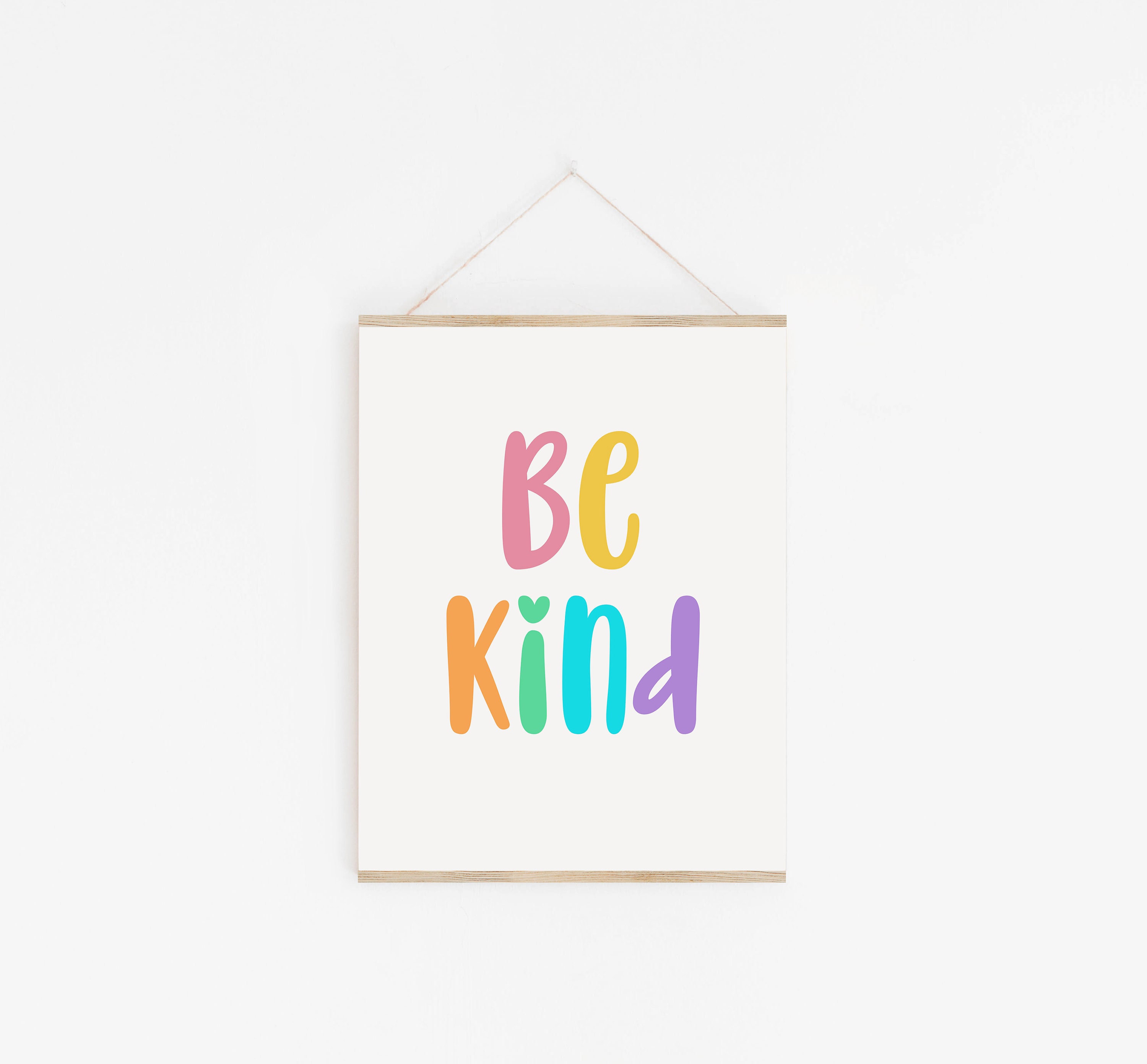 Be Kind Printable Playroom Print Nursery Print Kids Room | Etsy