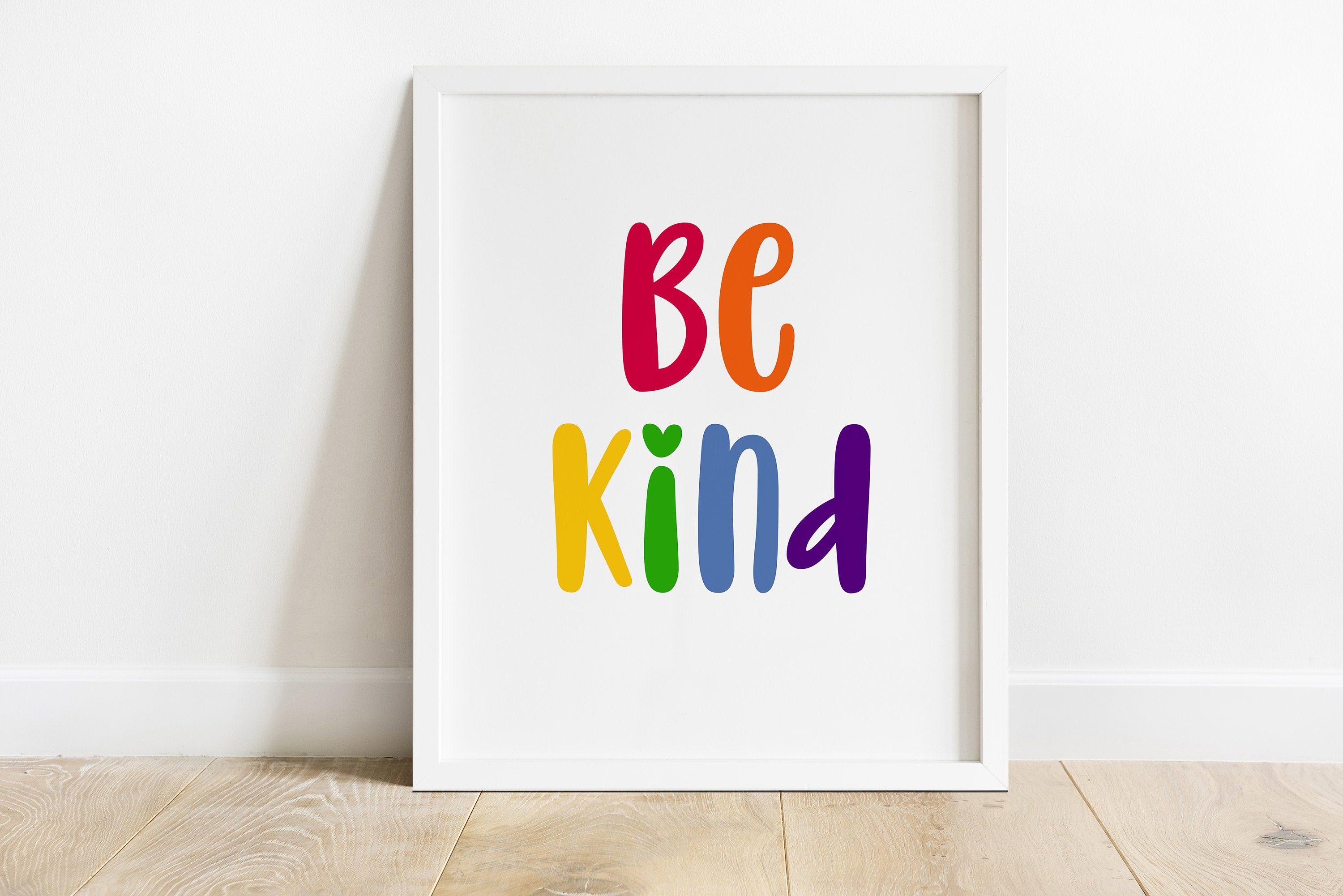 Be Kind Printable Be Kind Wall Art Nursery Print Kids Room - Etsy
