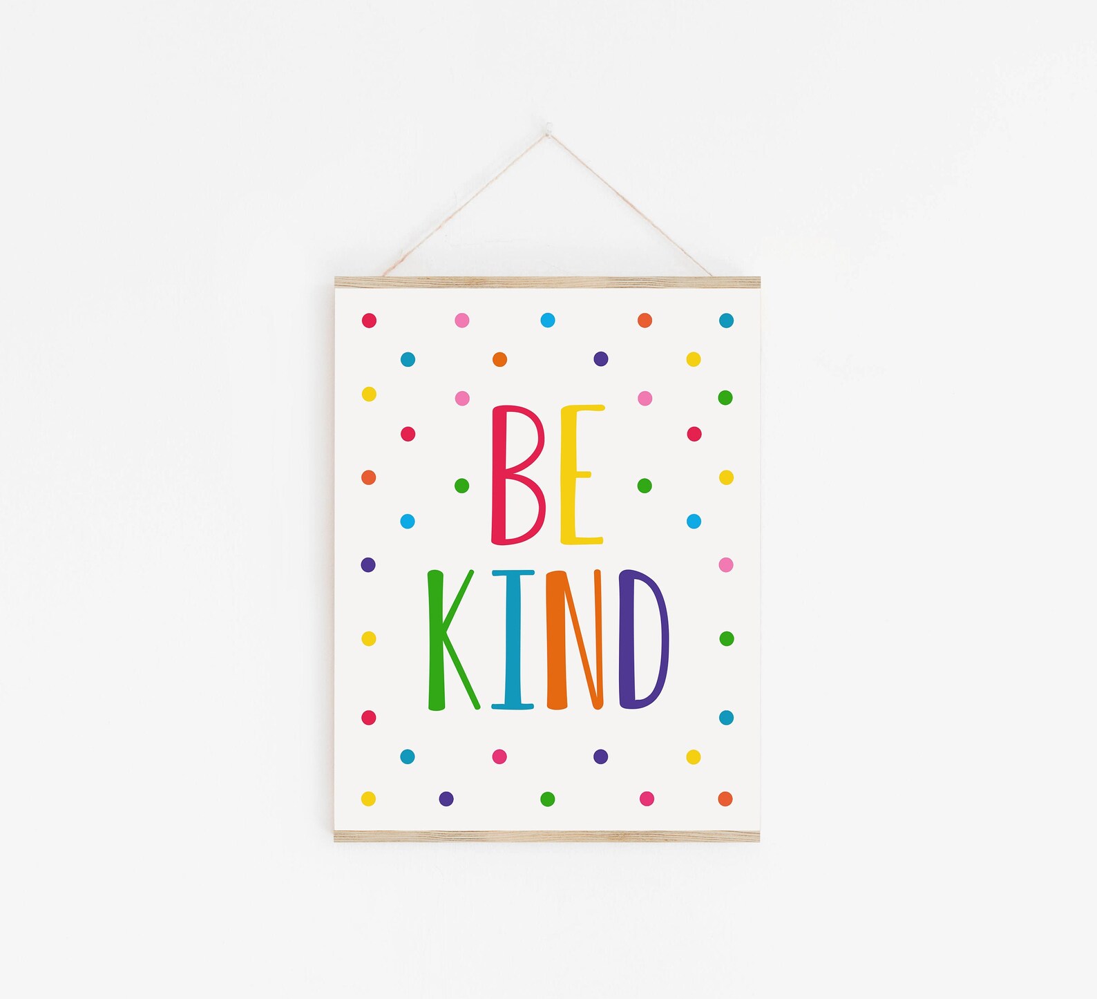 Be Kind Printable Be Kind Wall Art Nursery Print Kids Room | Etsy
