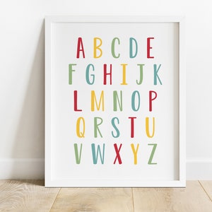 DIGITAL FILES, Set of 3 Playroom Prints, Kids Posters, Let's Play Print ...