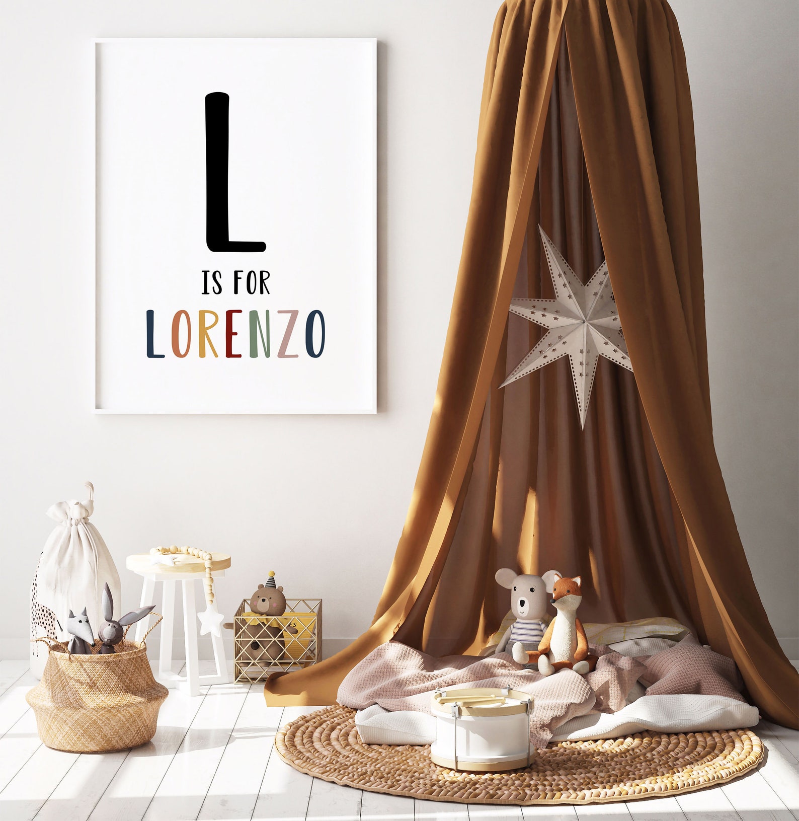 DIGITAL FILE Name Print Printable Name Art Name Wall Decor | Etsy