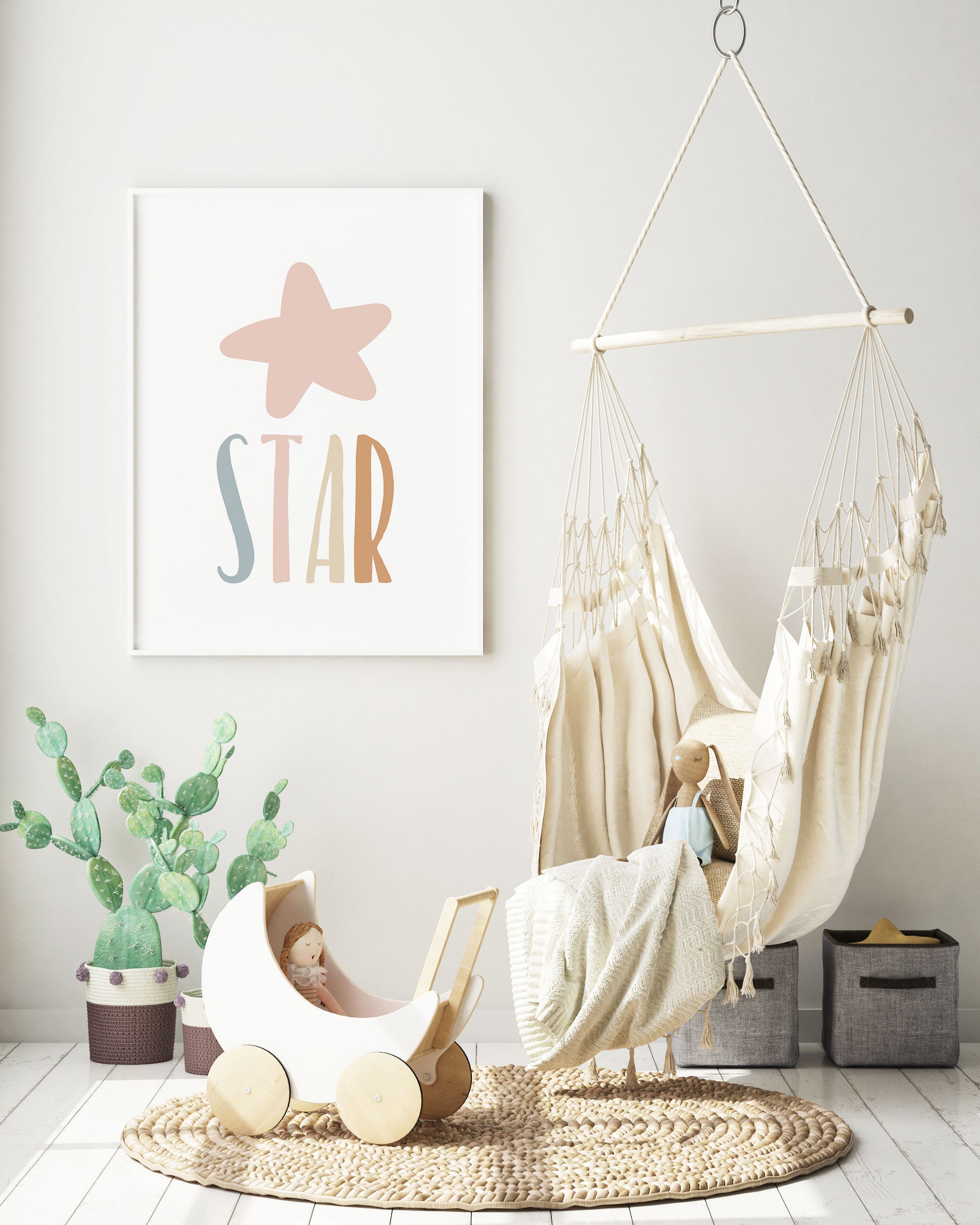 DIGITAL FILE Star Print Star Wall Decor Star Wall Art | Etsy