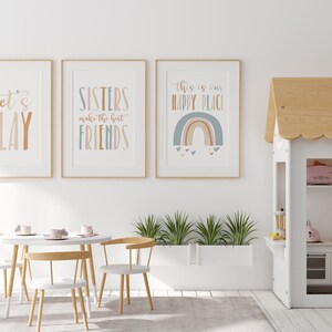 This is Our Happy Place, Rainbow Printable, Girls Room Decor ...