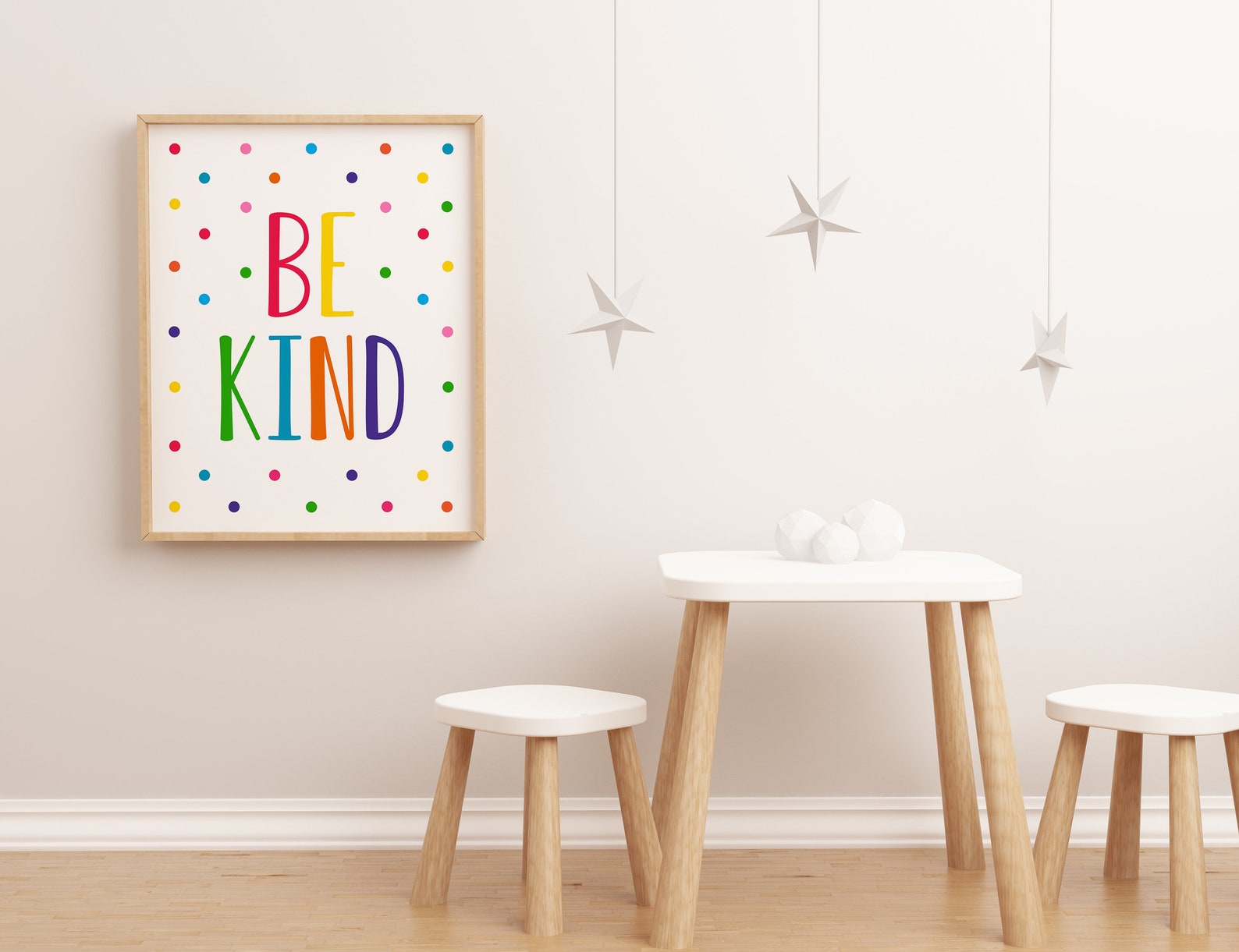 Be Kind Printable Be Kind Wall Art Nursery Print Kids Room | Etsy