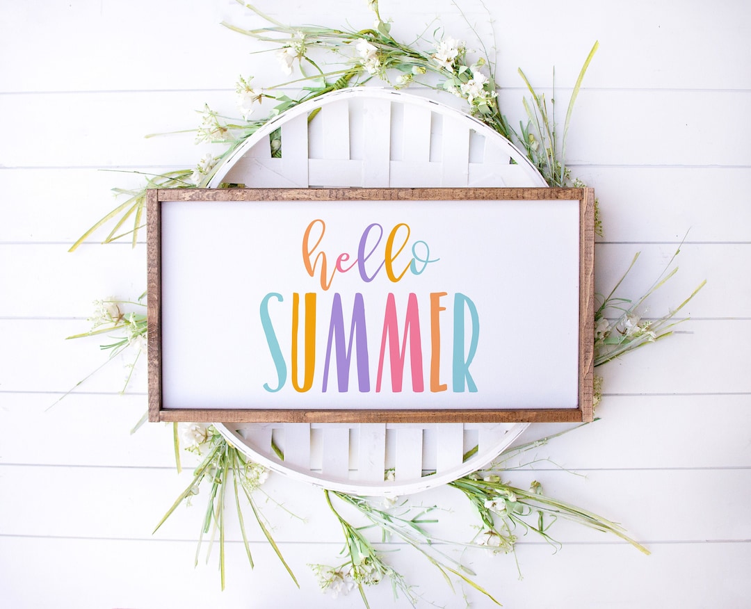 Hello Summer Printable Hello Summer Print Summer Printable - Etsy