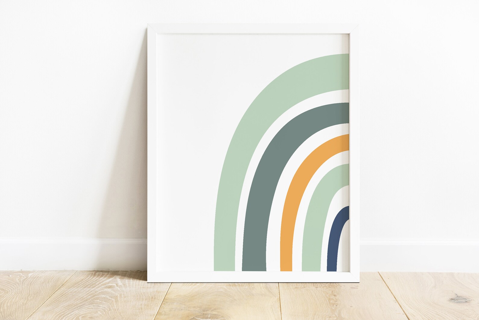 DIGITAL FILE Rainbow Printable Half Rainbow Print Nursery - Etsy