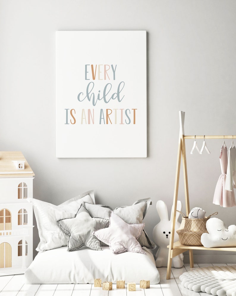 DIGITAL FILE Every Child Is An Artist Printable Classroom | Etsy