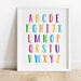 Set of 2 Prints Download, Alphabet Print, ABC Poster, 123 Print, Number ...
