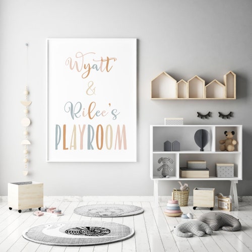 Playroom Sign Playroom Decor Playroom Wall Art Toy Room - Etsy