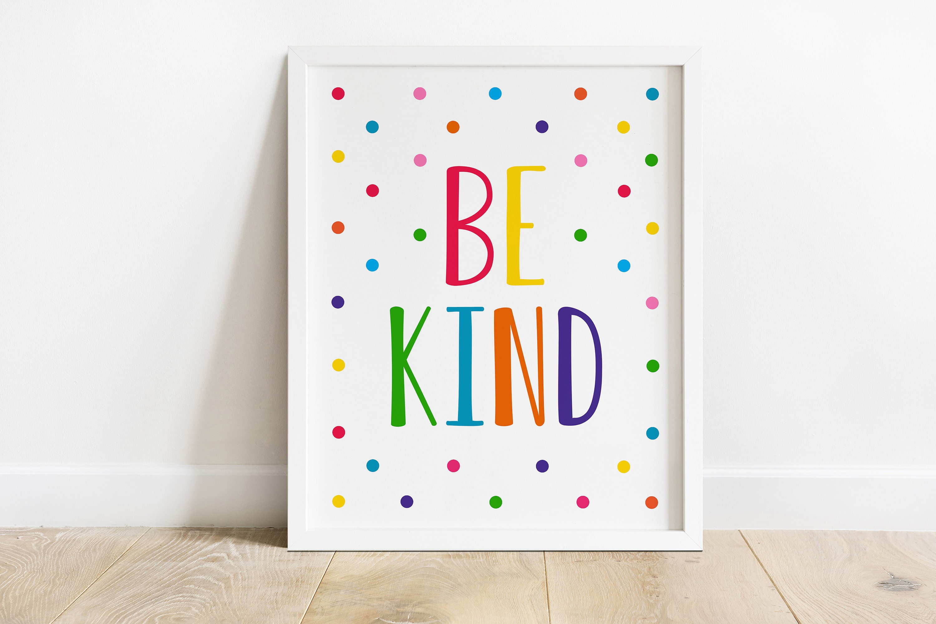 Be Kind Printable Be Kind Wall Art Nursery Print Kids Room | Etsy