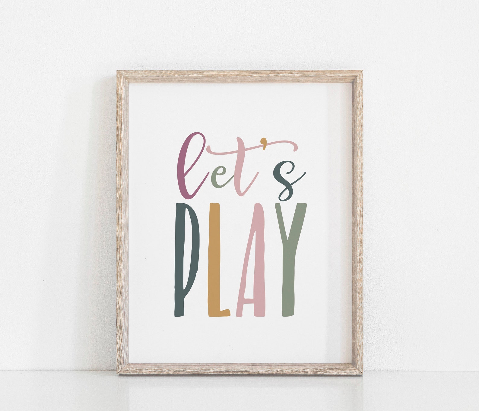 Let's Play Print Let's Play Sign Let's Play - Etsy