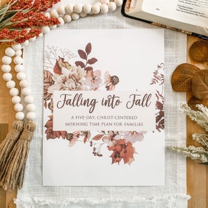 DIGITAL DOWNLOAD, Falling Into Fall, Morning Time Lesson Plan ...