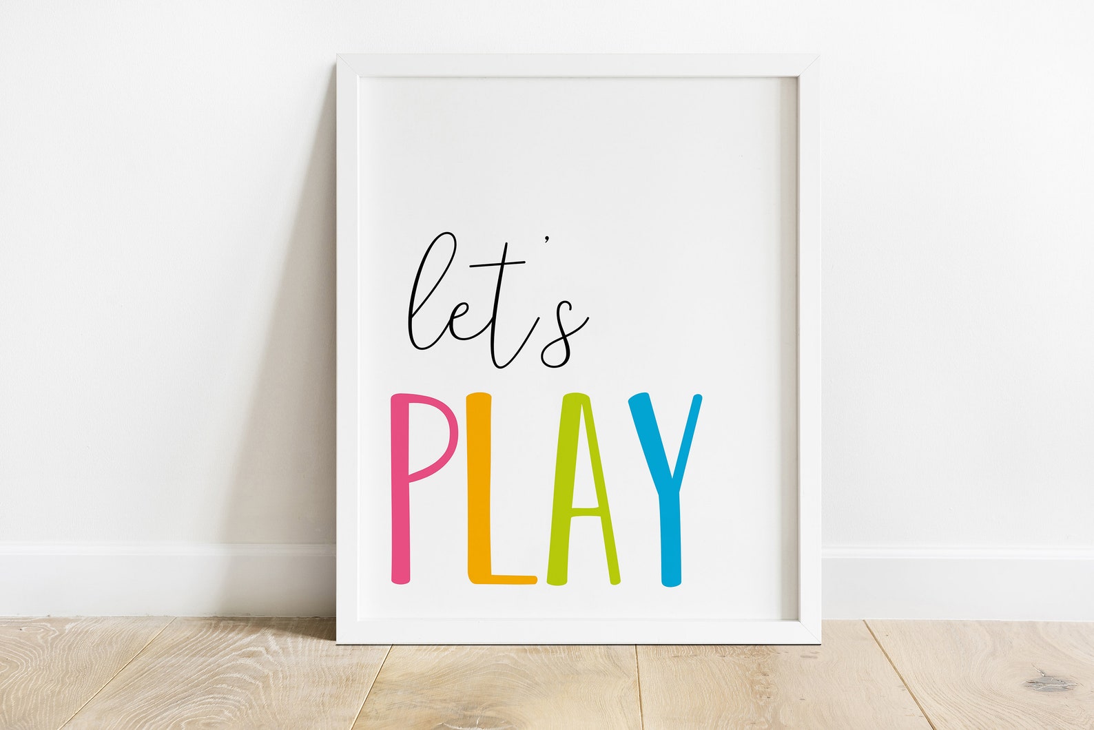 Let's Play Printable Let's Play Sign Playroom - Etsy