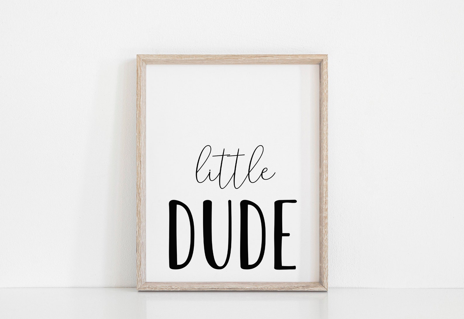 Little Dude Printable Boys Room Decor Kids Room Decor - Etsy