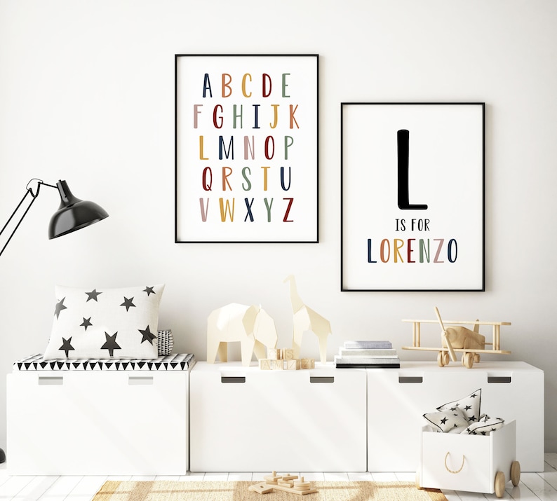 DIGITAL FILES Name Print Printable Name Art Name Wall | Etsy