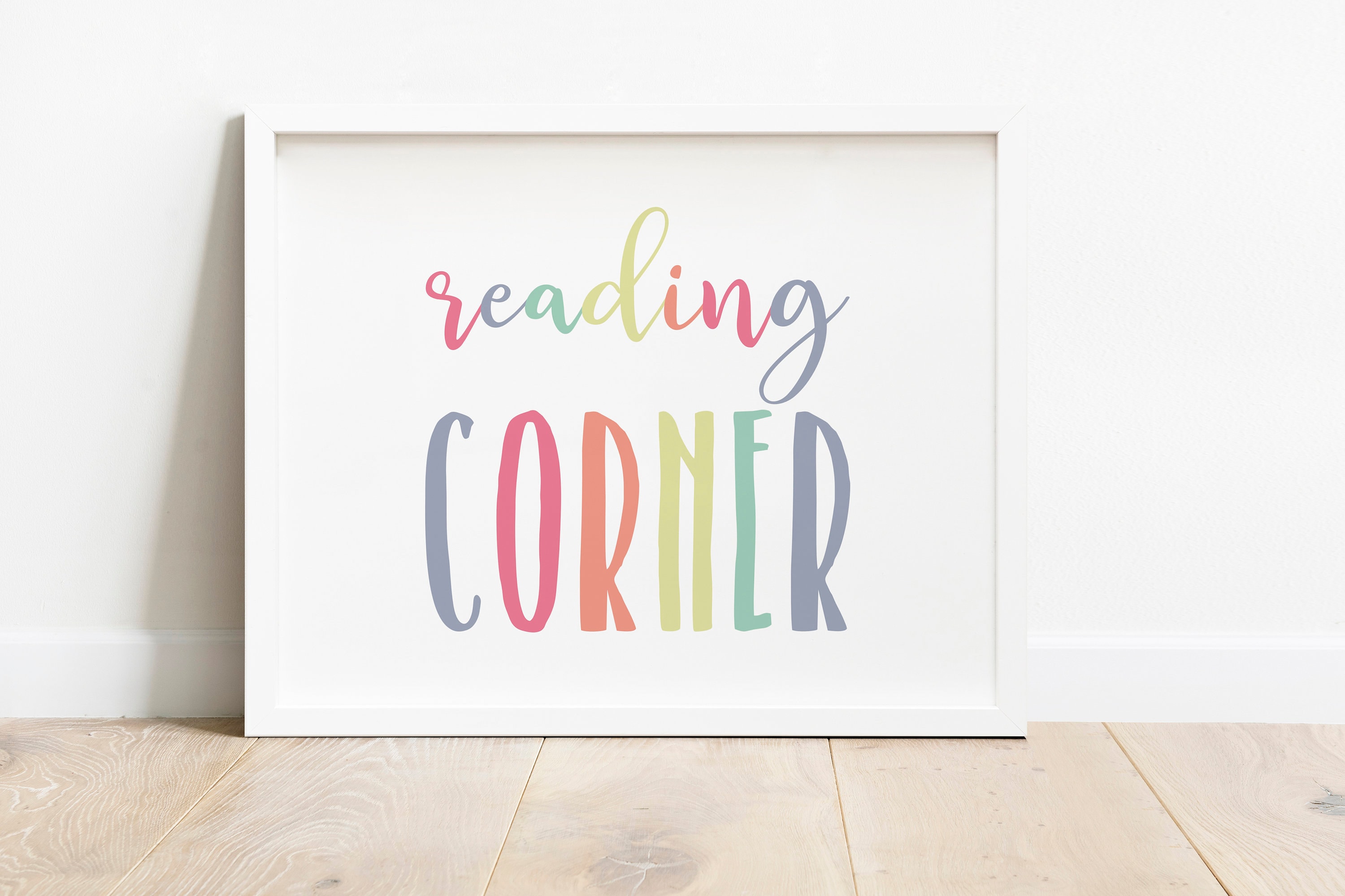 Reading Corner Printable Reading Corner Wall Art Reading | Etsy