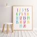 Set of 2 Prints Download, Alphabet Print, ABC Poster, 123 Print, Number ...