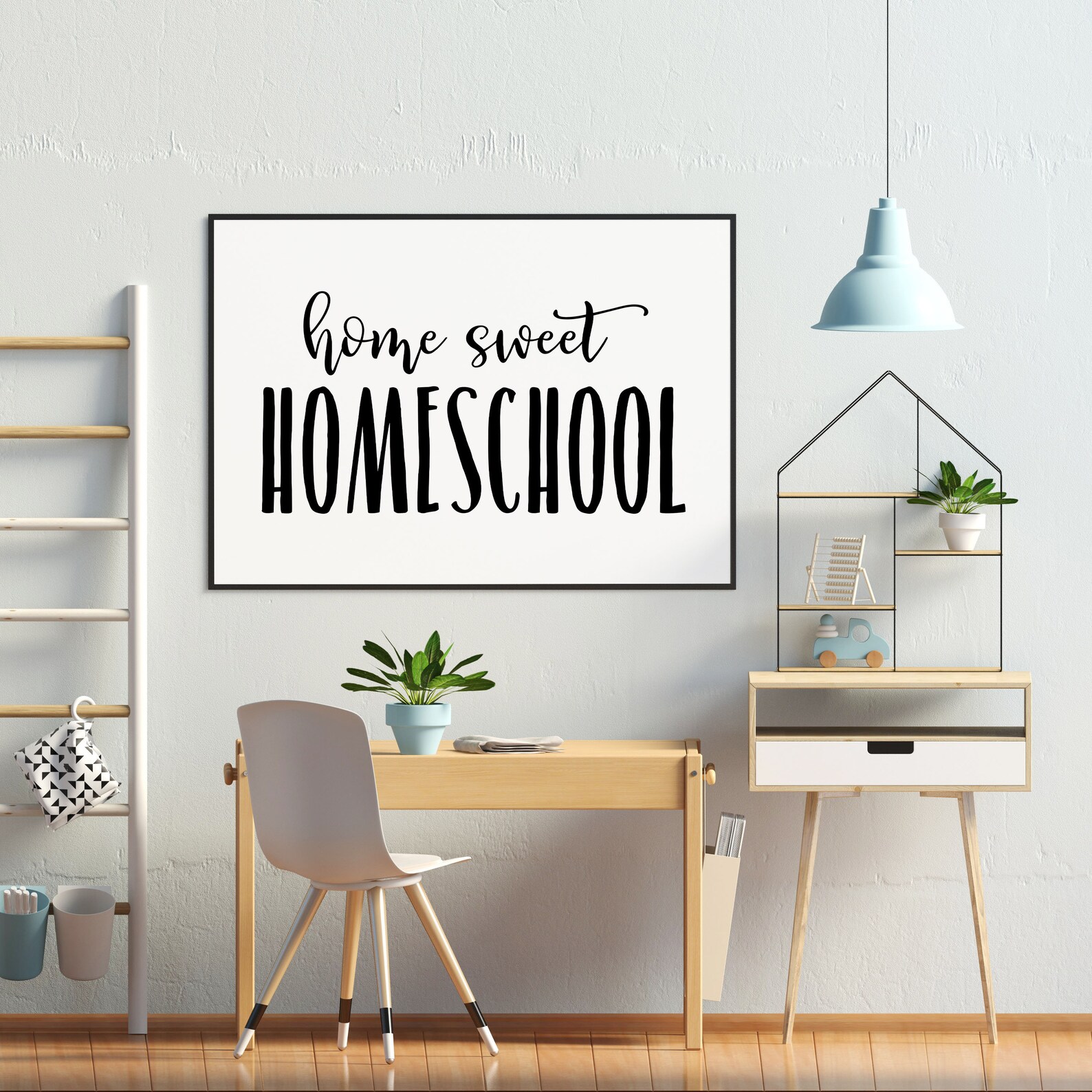 Home Sweet Homeschool Printable Home Sweet Homeschool Sign | Etsy