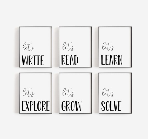 DIGITAL FILES Classroom Decor Elementary Classroom Wall Art - Etsy