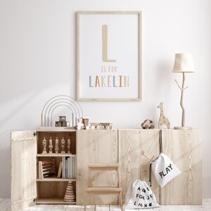 DIGITAL FILE, Printable Name Art, Name Wall Decor, Name Wall Art for ...