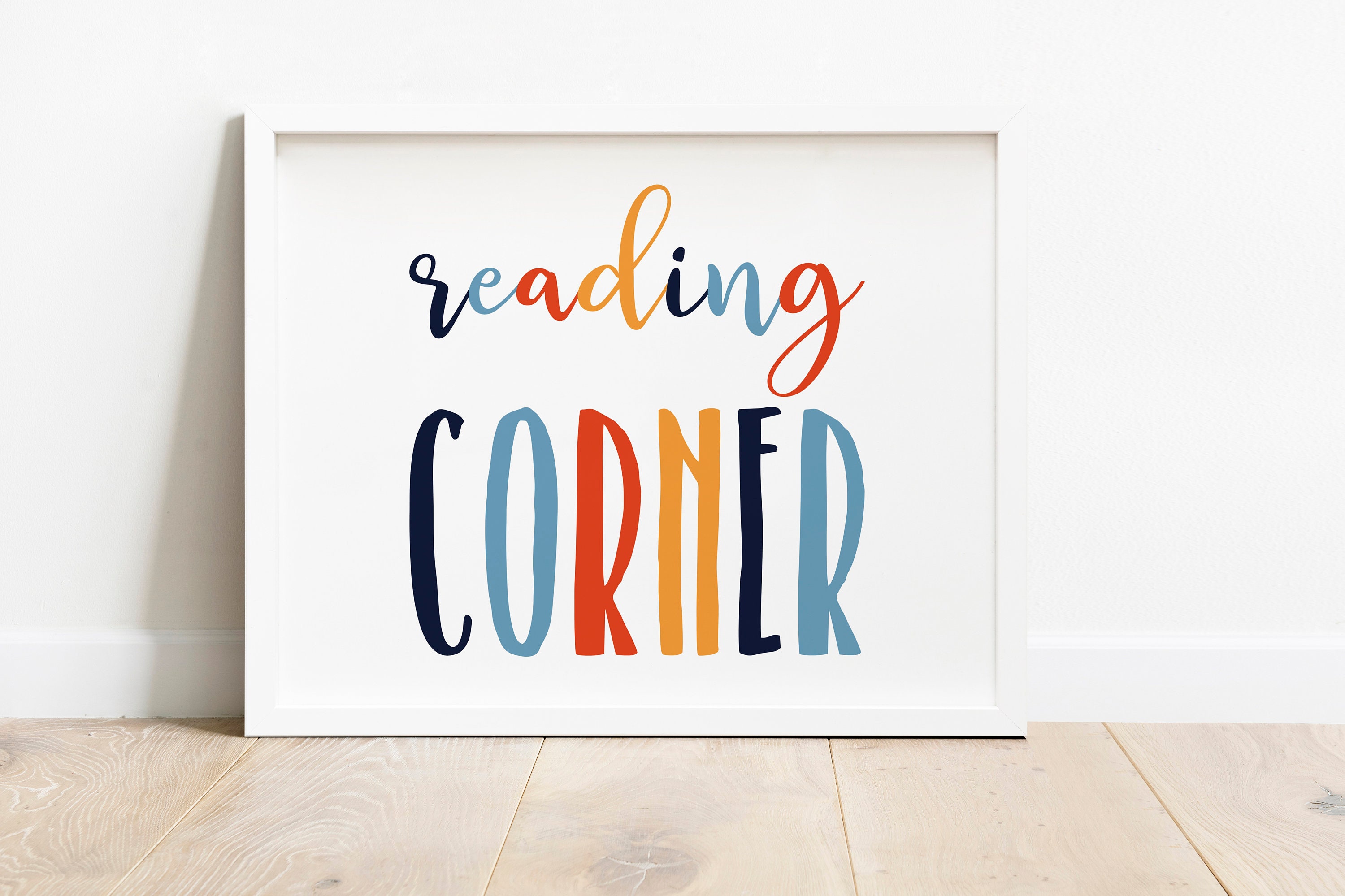 Reading Corner Printable Reading Corner Wall Art Reading - Etsy