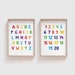 Alphabet Poster, ABC Wall Art, Alphabet Print, Nursery Decor, Nursery ...