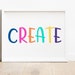 Create Print Create Poster Create Sign Playroom Printable - Etsy