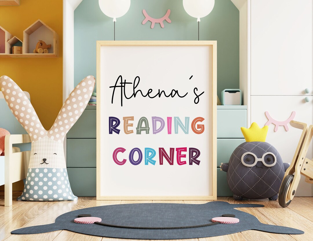 DIGITAL FILE, Reading Corner Sign, Reading Corner Decor, Reading Corner ...