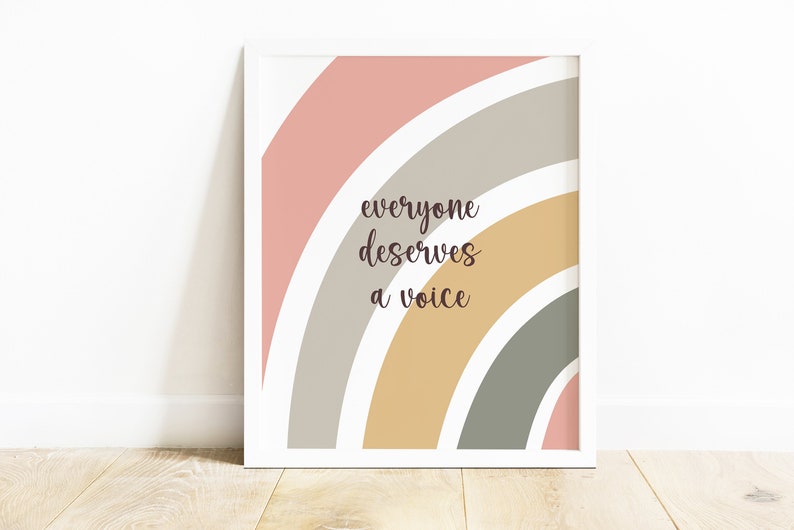 Speech Therapy Room Decor Prints: Playroom Wall Art (digital Download ...