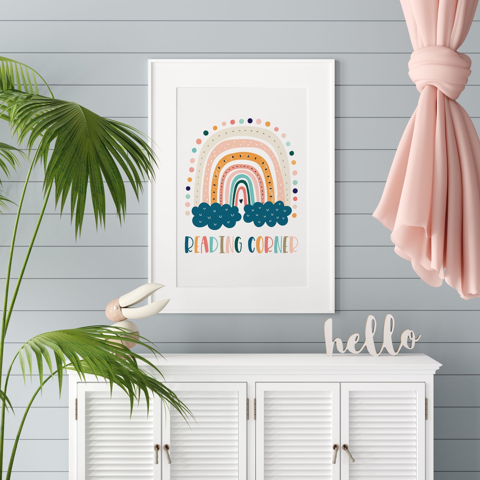 DIGITAL FILE Reading Corner Sign Reading Corner Decor - Etsy