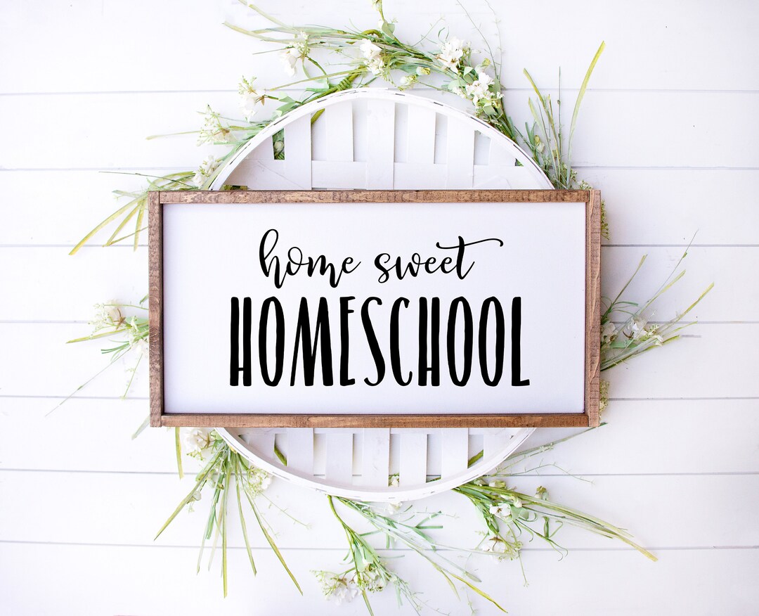 Home Sweet Homeschool Printable, Home Sweet Homeschool Sign, Classroom ...