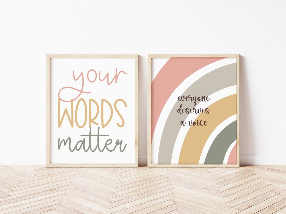 DIGITAL FILE, Your Words Matter, Everyone Deserves a Voice, Speech ...