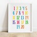 Set of 2 Prints Download Alphabet Print ABC Poster 123 - Etsy
