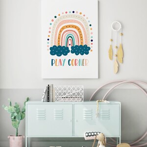 DIGITAL FILE, Play Corner Sign, Playroom Decor, Playroom Wall Art ...