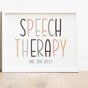 DIGITAL FILES, Speech Therapy Room Decor, Speech Room Wall Art, Art for ...