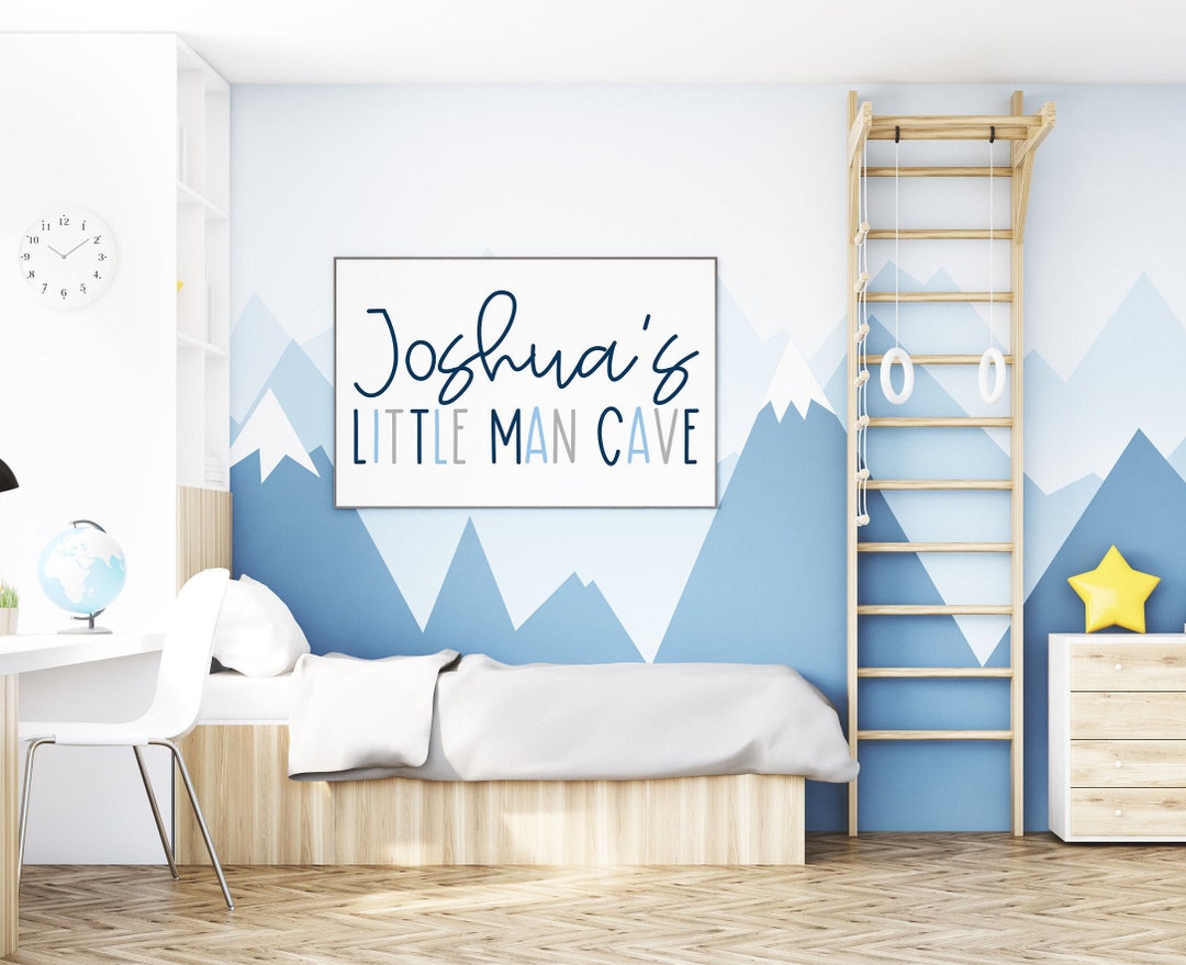 DIGITAL FILE, Personalized Little Man Cave Printable, Personalized ...