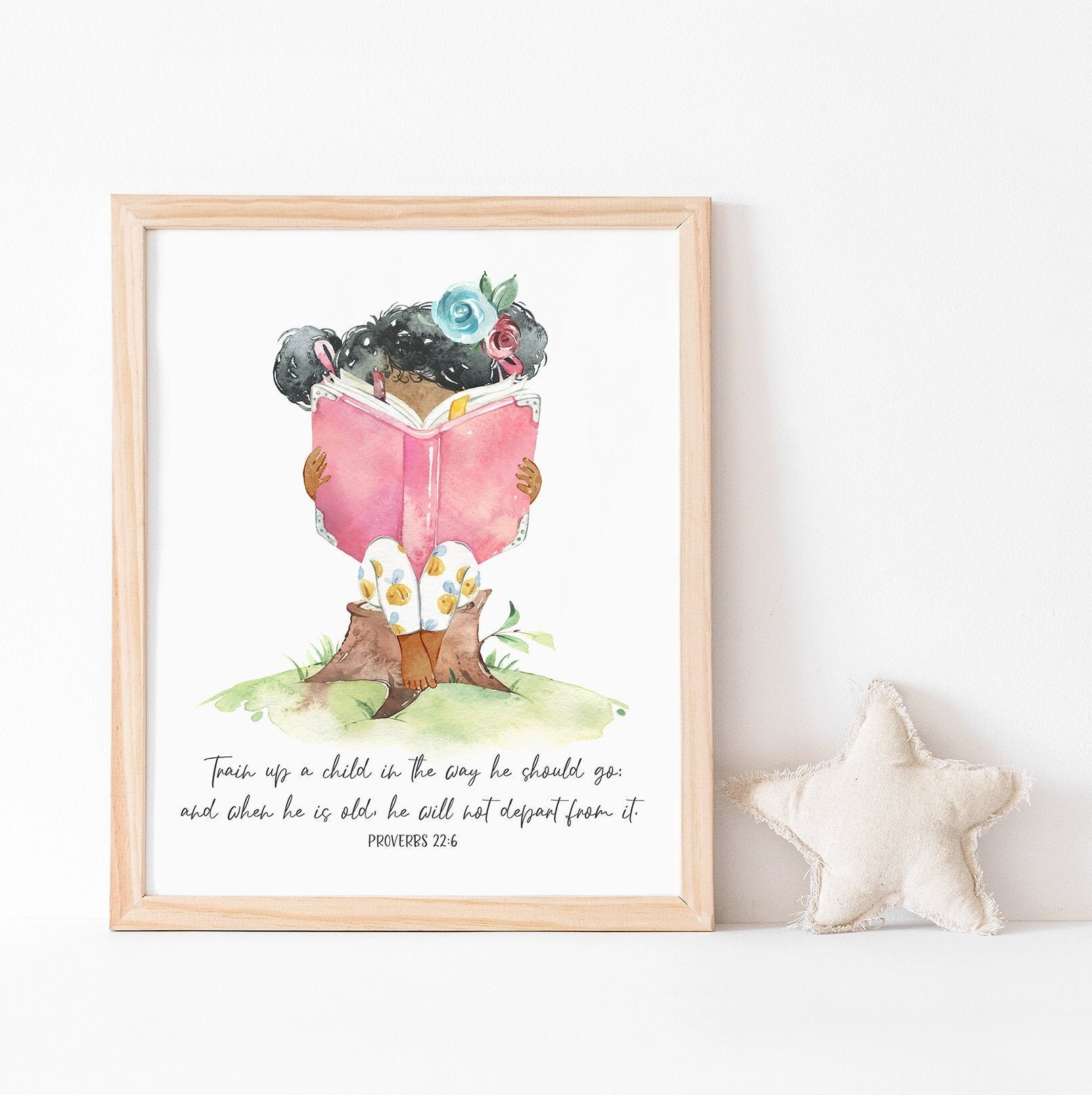 Proverbs 22:6 Train up A Child Bible Verse Print Bible | Etsy