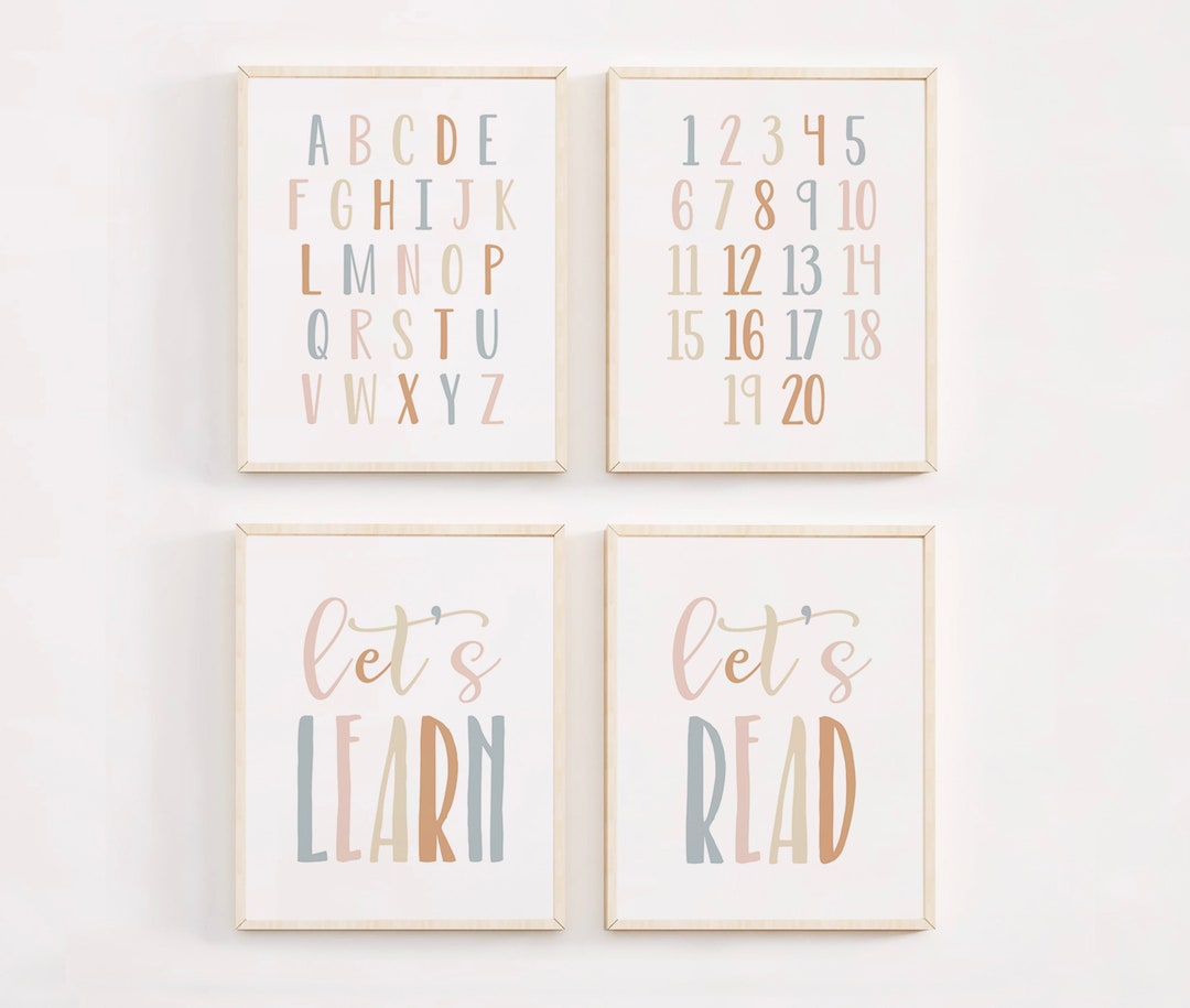 DIGITAL FILES, Homeschool Decor, Homeschool Room, Classroom Decor ...