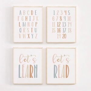 DIGITAL FILES, Homeschool Decor, Homeschool Room, Classroom Decor ...