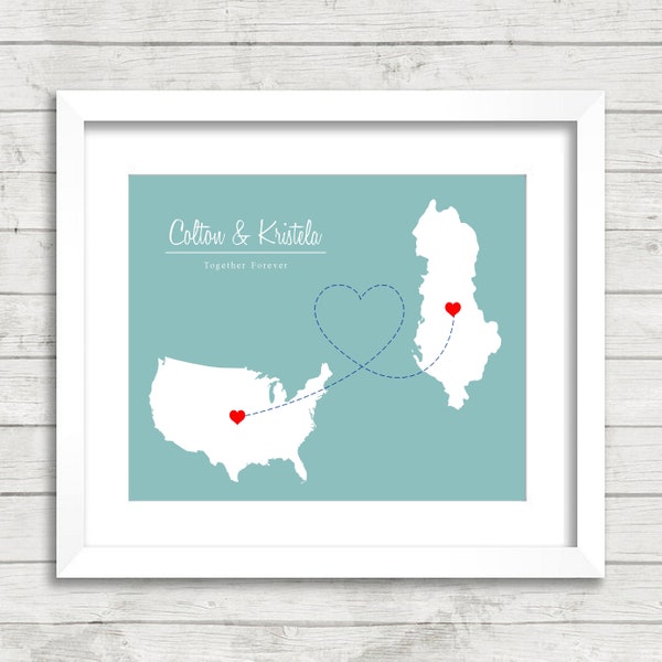 Map Print - Etsy