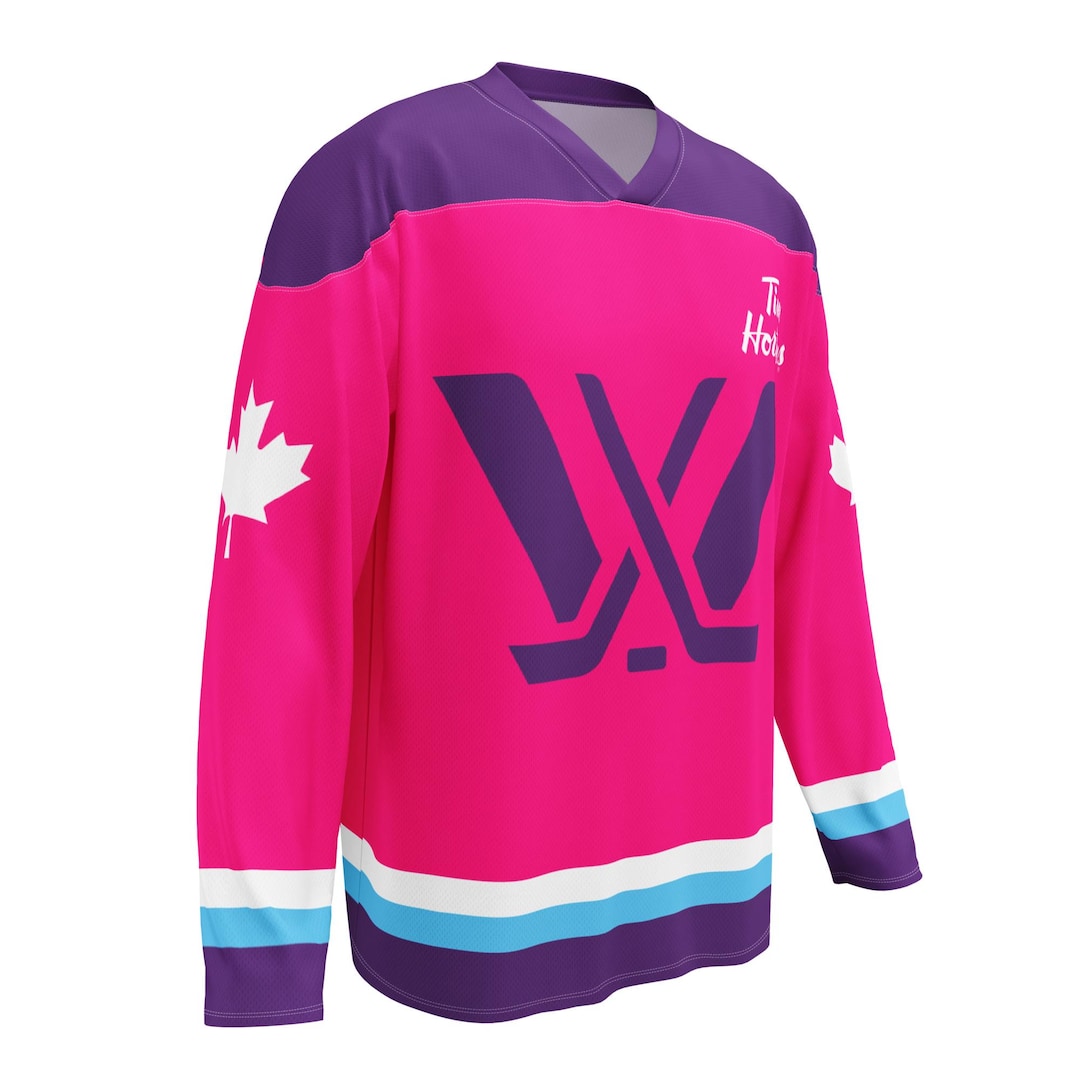 Pink Pwhl/timmie's Collab Jersey - Etsy